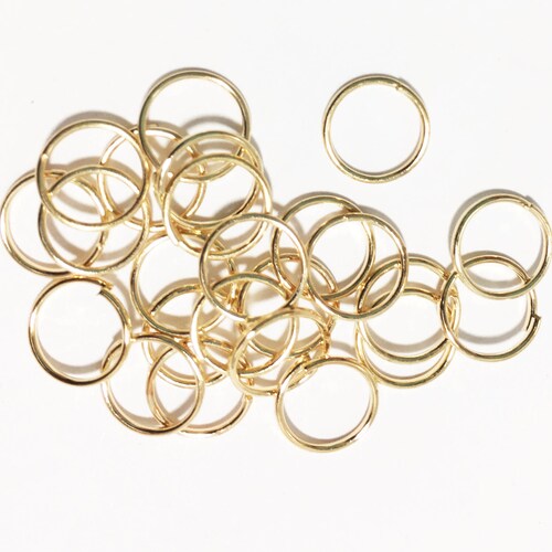 100 Pcs of Gold Color Jumprings 6mm18 Gauge Open Jumprings - Etsy