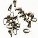 50 Pcs of Antiqued Brass Snap Bail 6.5x2.5x3.5mm, Brass Snap Bail ...