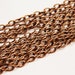 15ft Red Copper Finished Over Iron Large Cable Chain 6.5x4mm - Open ...