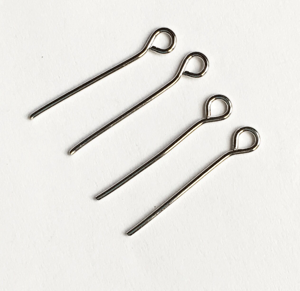 Bulk 500 Antique Silver Finished Steel Eye Pins 20mm Long 21 Gauge - Etsy