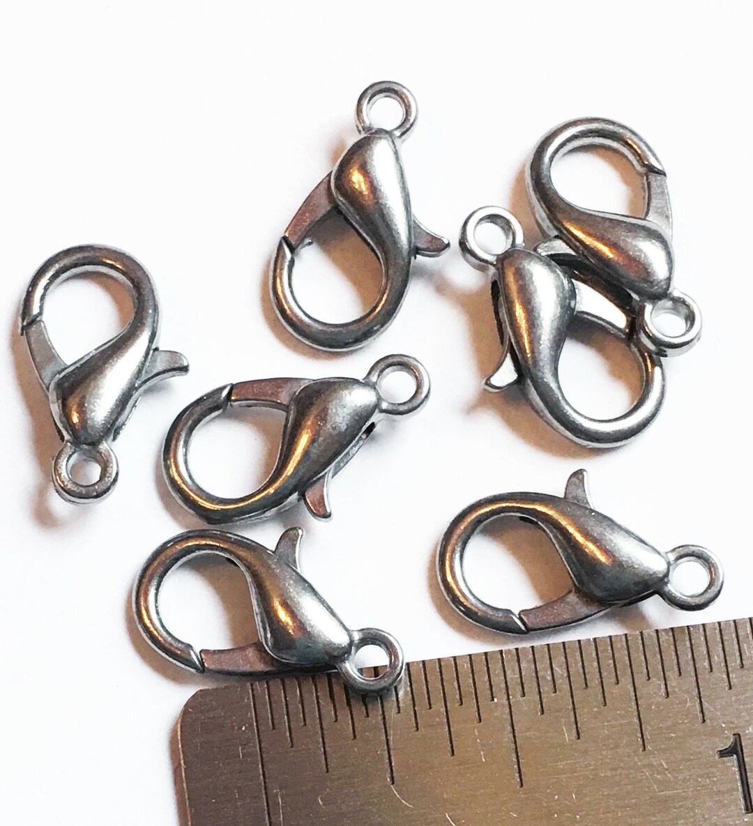 100 Gunmetal Lobster Clasps: Zinc Alloy Parrot Clasp (14x8mm) - Etsy