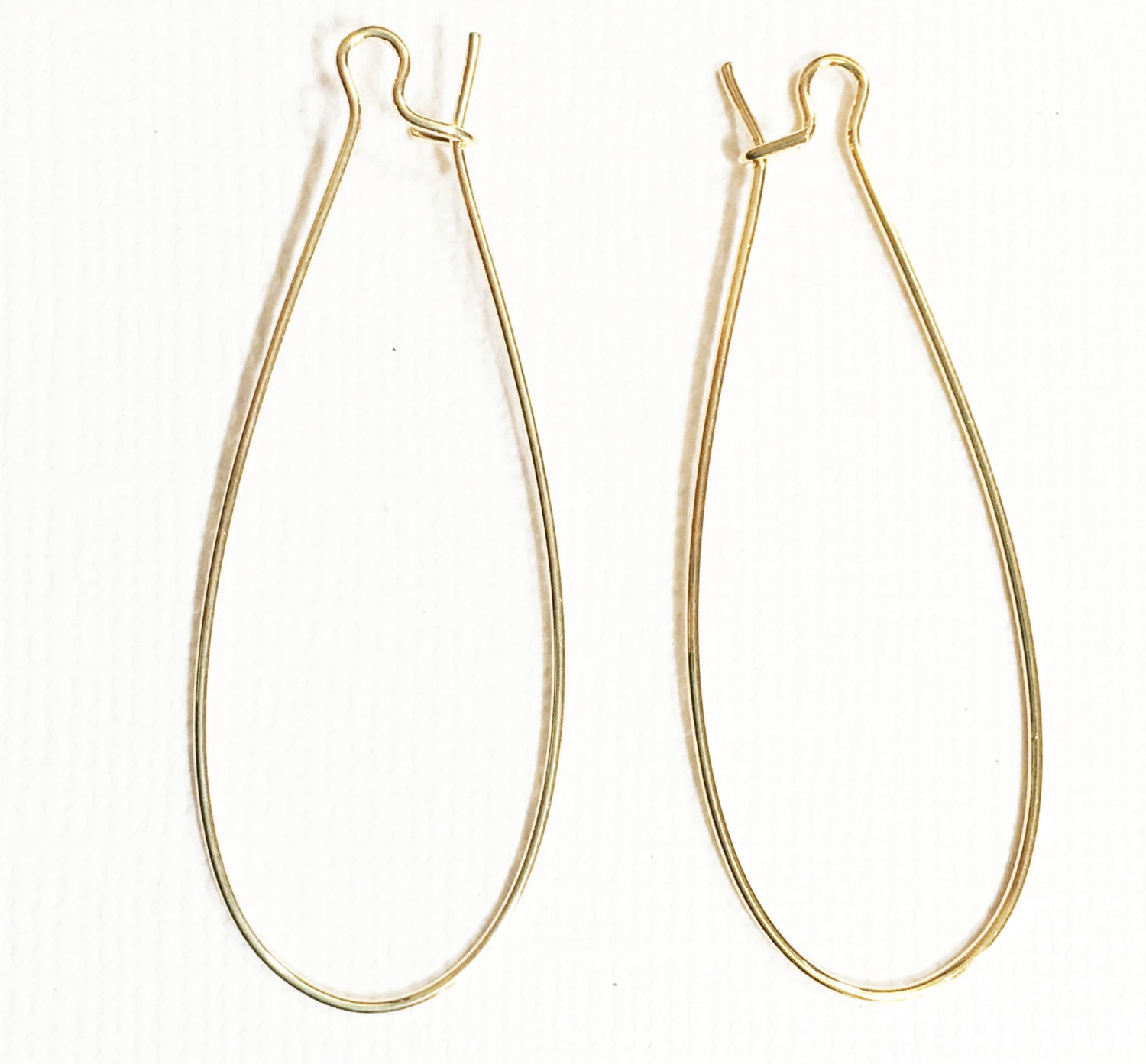 20 Gold Color Kidney Ear Wire Stainless Steel Kidney Ear Wire | Etsy