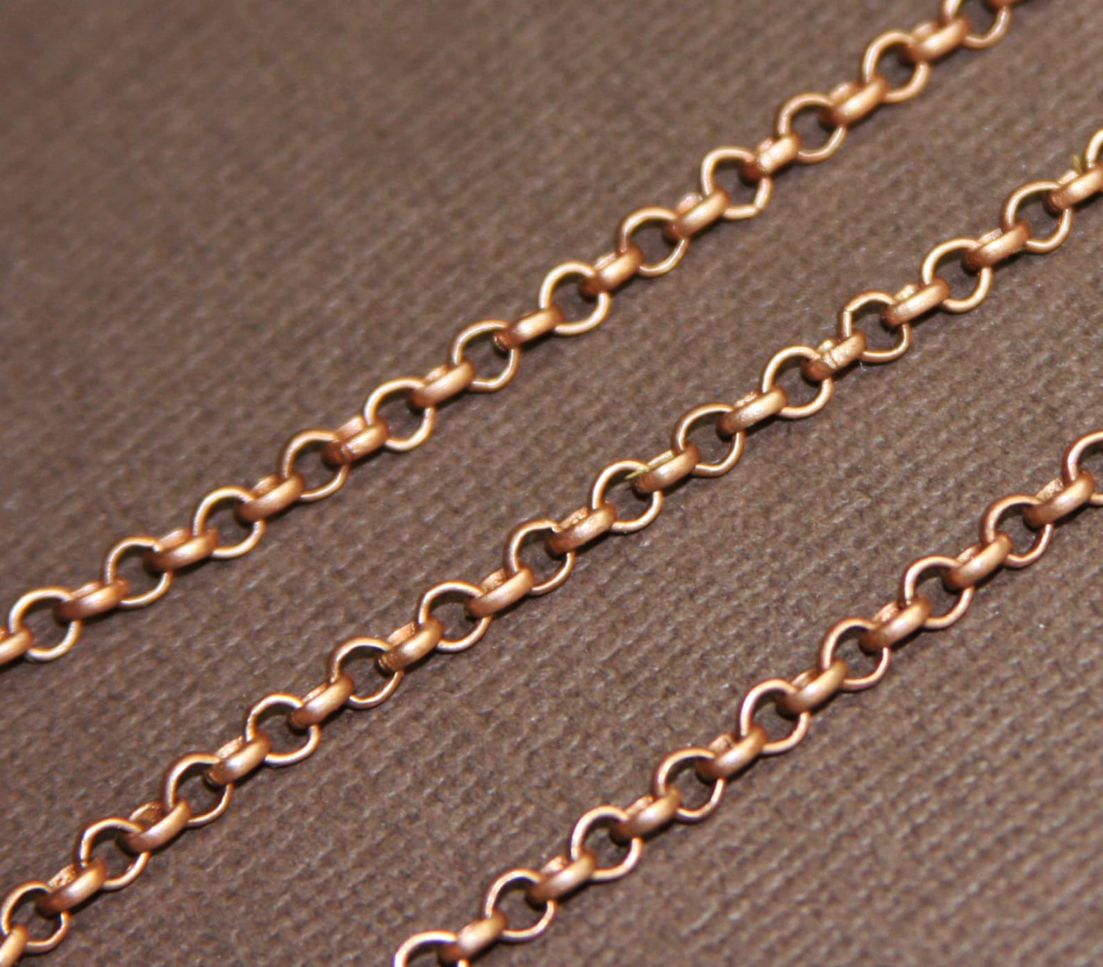 32ft Antique Copper Finished Rollo Chain 3.1 Mm Solder Links - Etsy