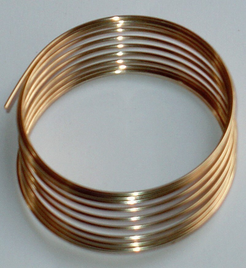 5 ft of 14K Gold filled round wire 24g Half Hard | Etsy