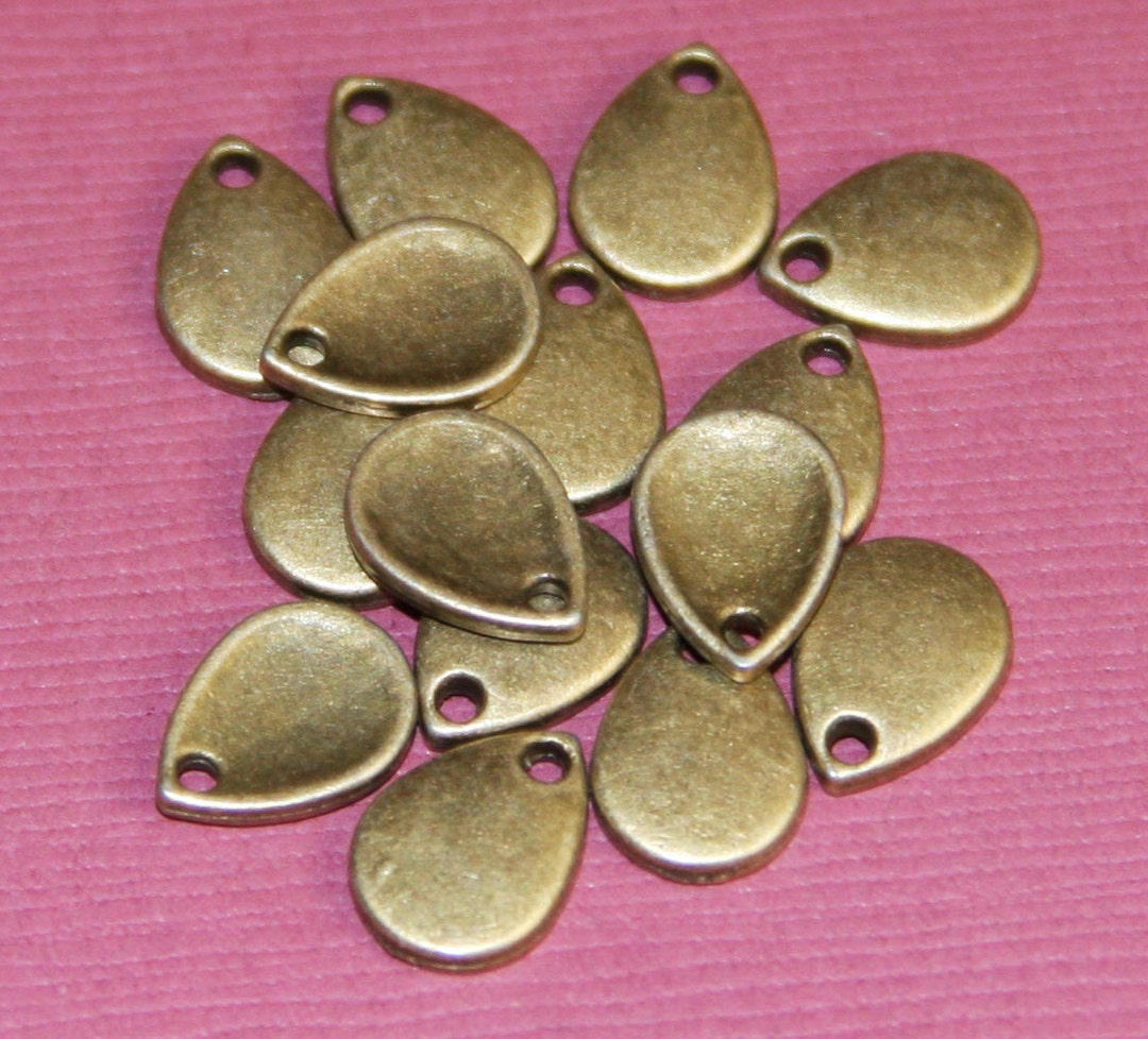 Bulk 500 Pcs Antique Brass Teardrop 8x11mm - Etsy