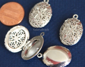 Plated Diamond Shape Locket Pendant Jewelry Pendant Locket - Etsy