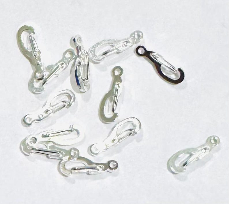 Bulk 100 Pcs of Silver Plated Lobster Claw Clasp , Self -closing - Etsy