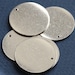 10 Pcs of Stainless Steel Flat Coin Disc 25mm - Etsy