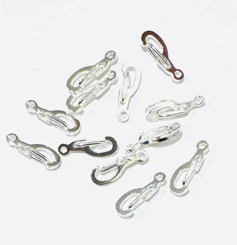 Bulk 100 Pcs of Silver Plated Lobster Claw Clasp , Self -closing - Etsy