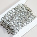 40 Inch Antique Silver Plated Steel Cable Chain - 7mm Round Links - Etsy