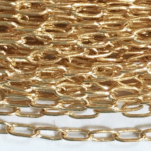 Bulk 45ft Light Gold Color Chain Gold Plated Steel Large | Etsy