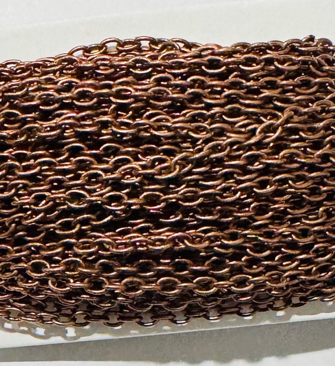 45 Ft Antiqued Copper Color Cable Chain 2.6x3.9mm - Etsy