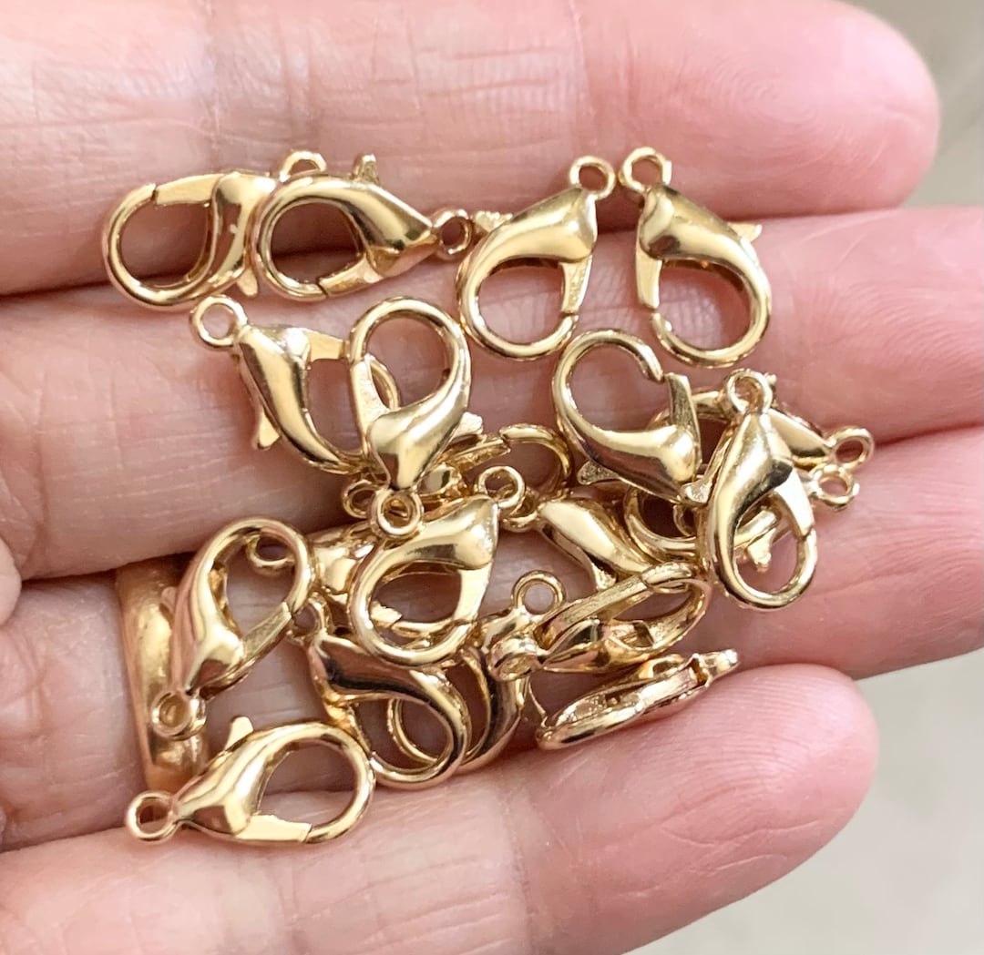 Bulk 100 Light Gold Color Clasp Zinc Alloy Clasp 14x8mm, Gold Parrot ...