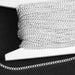 10ft Silver Finished Small Curb Chain 2.2 Mm Soldered Links, Thick Curb ...