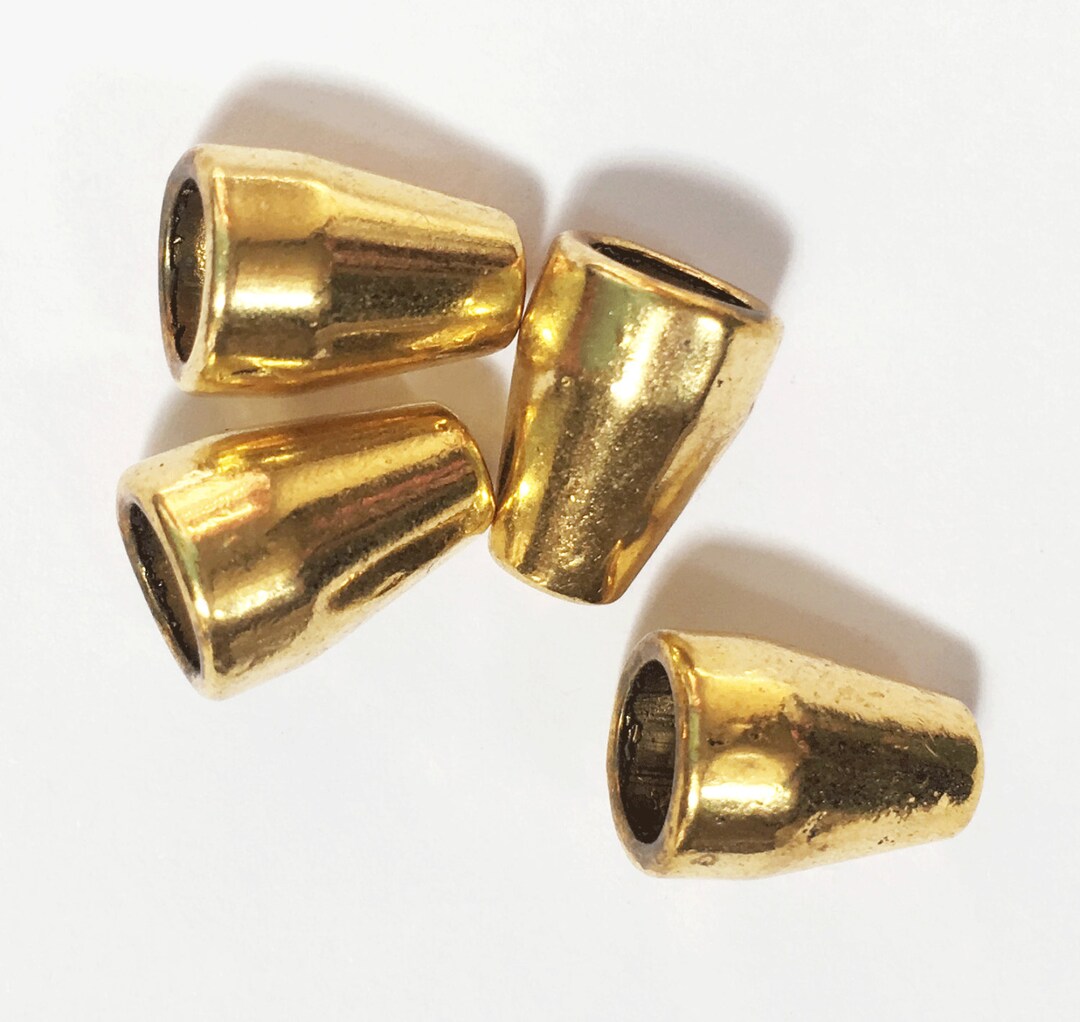 40 Antique Gold Alloy Bead Cones: Smooth 11x8mm - Etsy