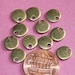 100 Pcs Antiqued Brass Coin Drop 8mm - Etsy