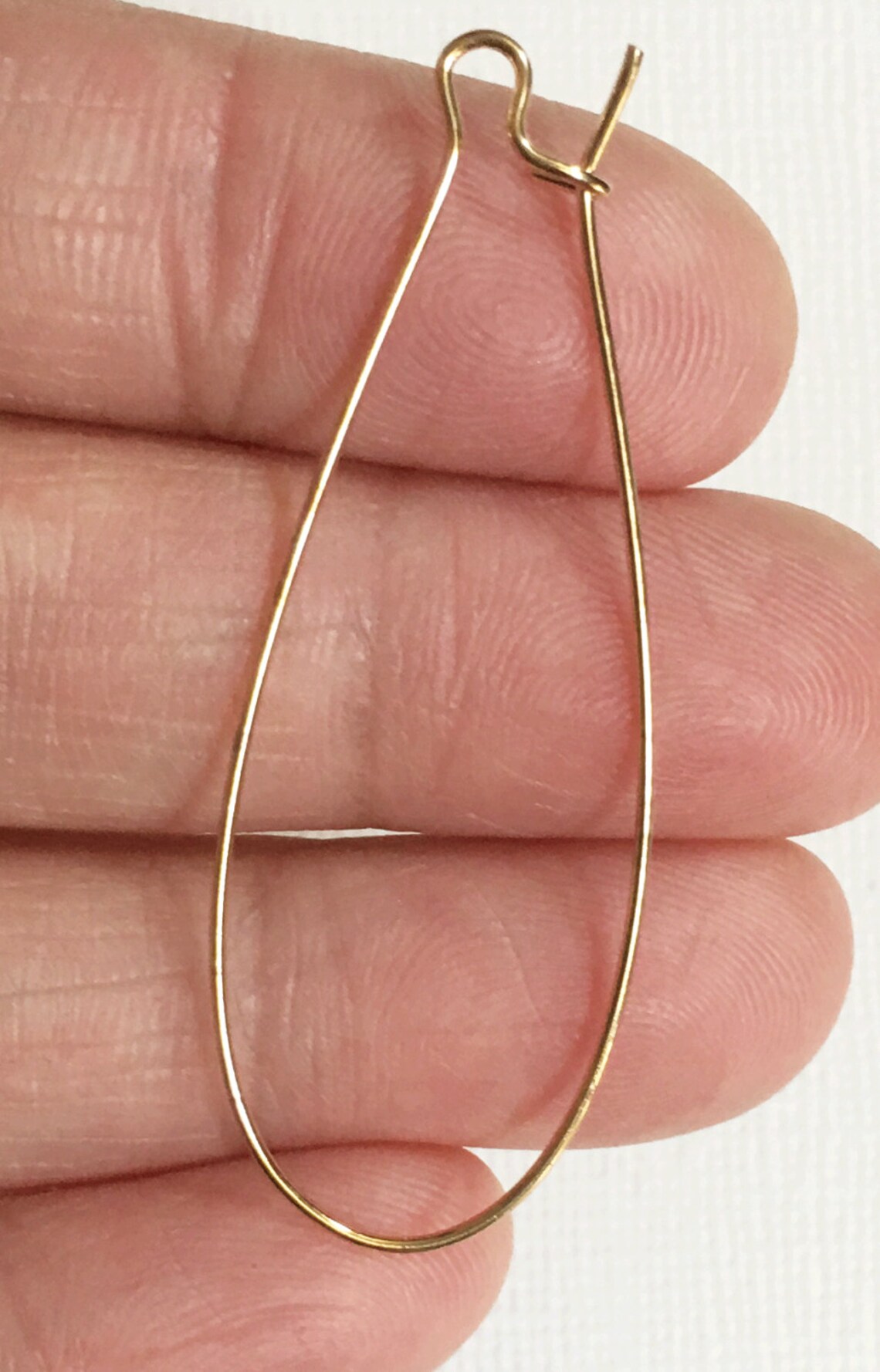 20 Gold Color Kidney Ear Wire Stainless Steel Kidney Ear Wire | Etsy