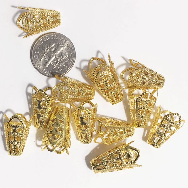 Filigree Bead Cones - Etsy