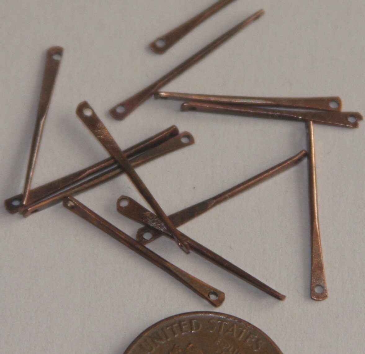 80 Pcs Antique Copper Double Paddle Links 21x1mm - Etsy