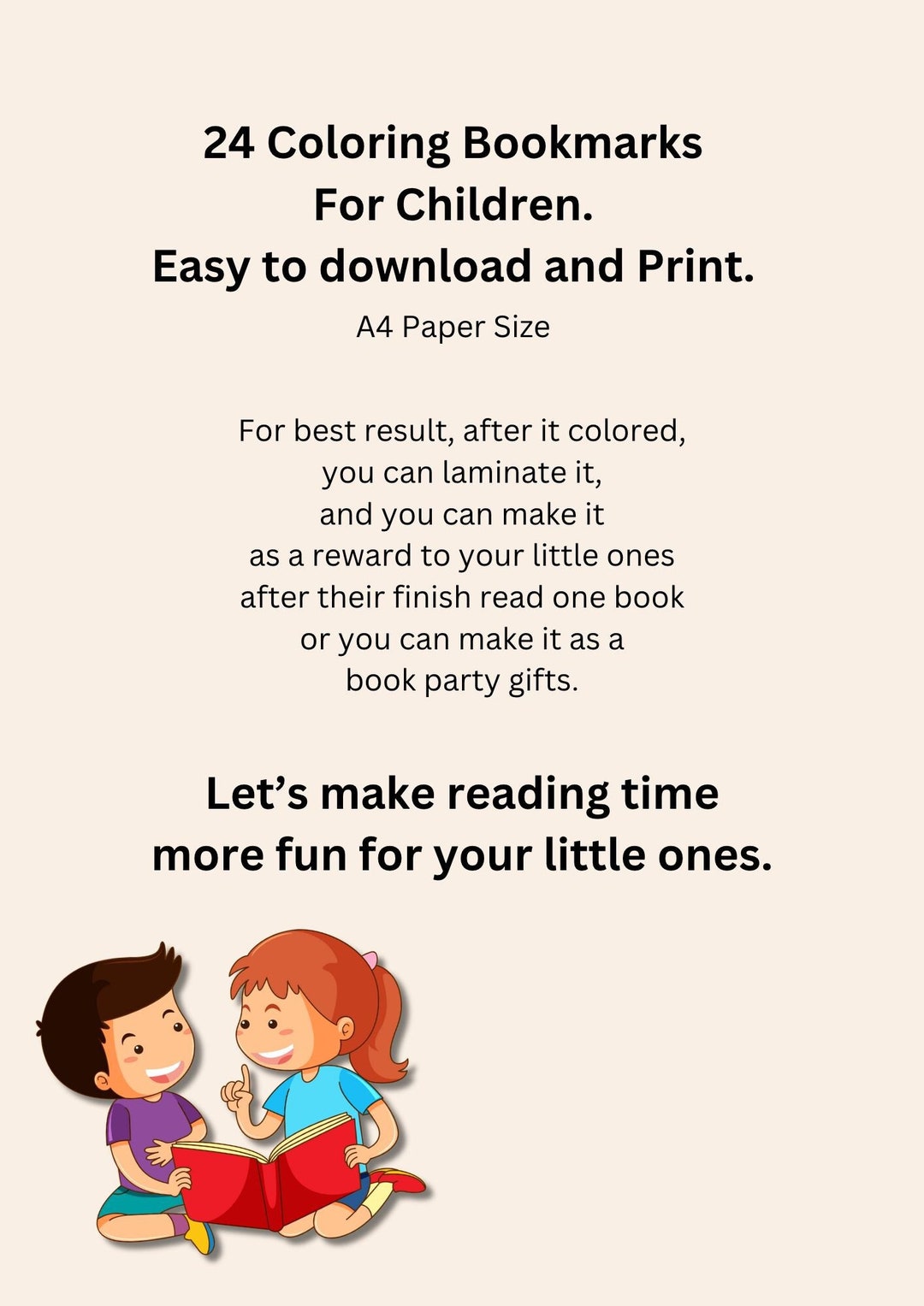 Coloring Bookmarks. Make Reading More Fun for Your Kids. HD Quality ...