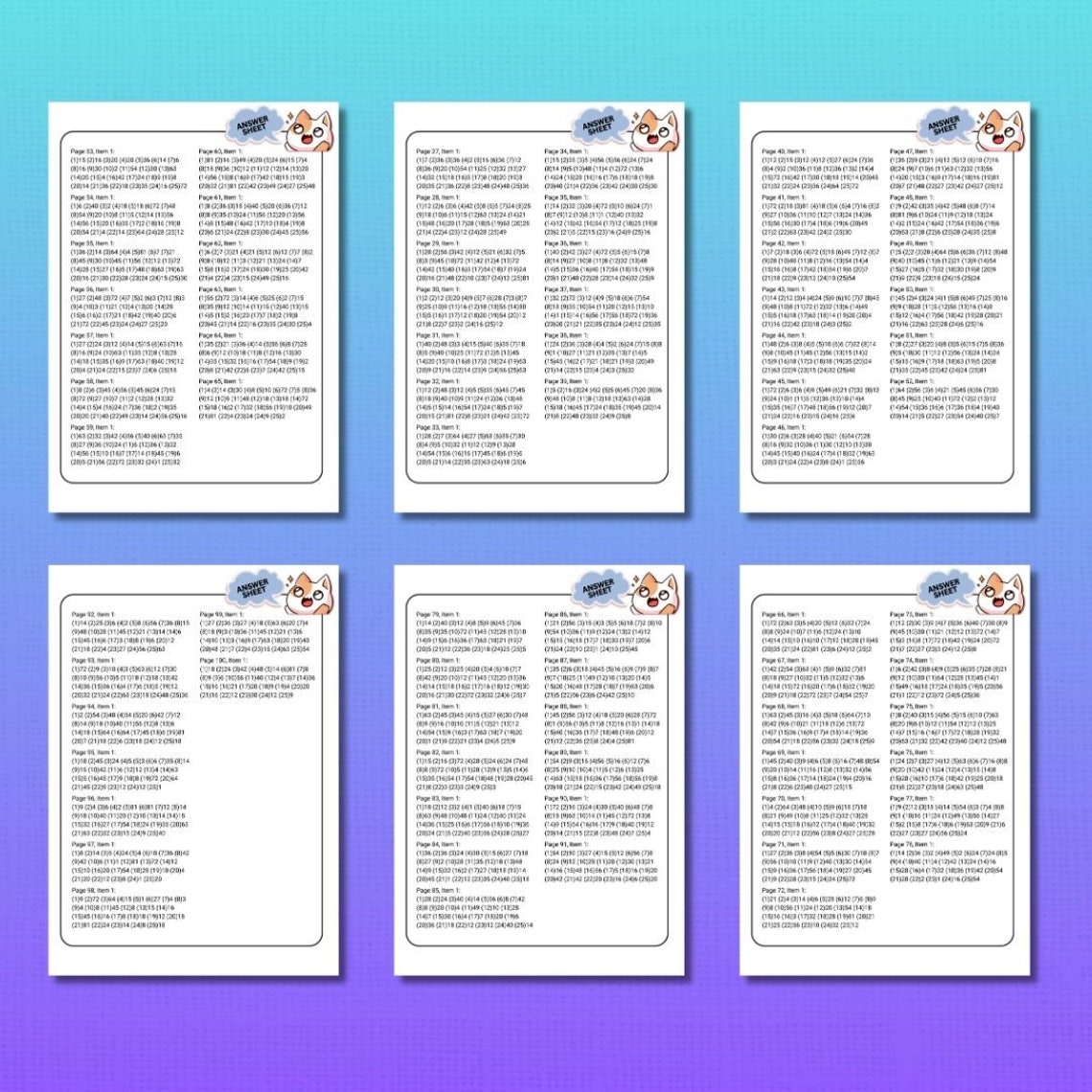 100 Days Math Multiplication Challenge for Kids Age 8 to 10. 100 Sheets ...