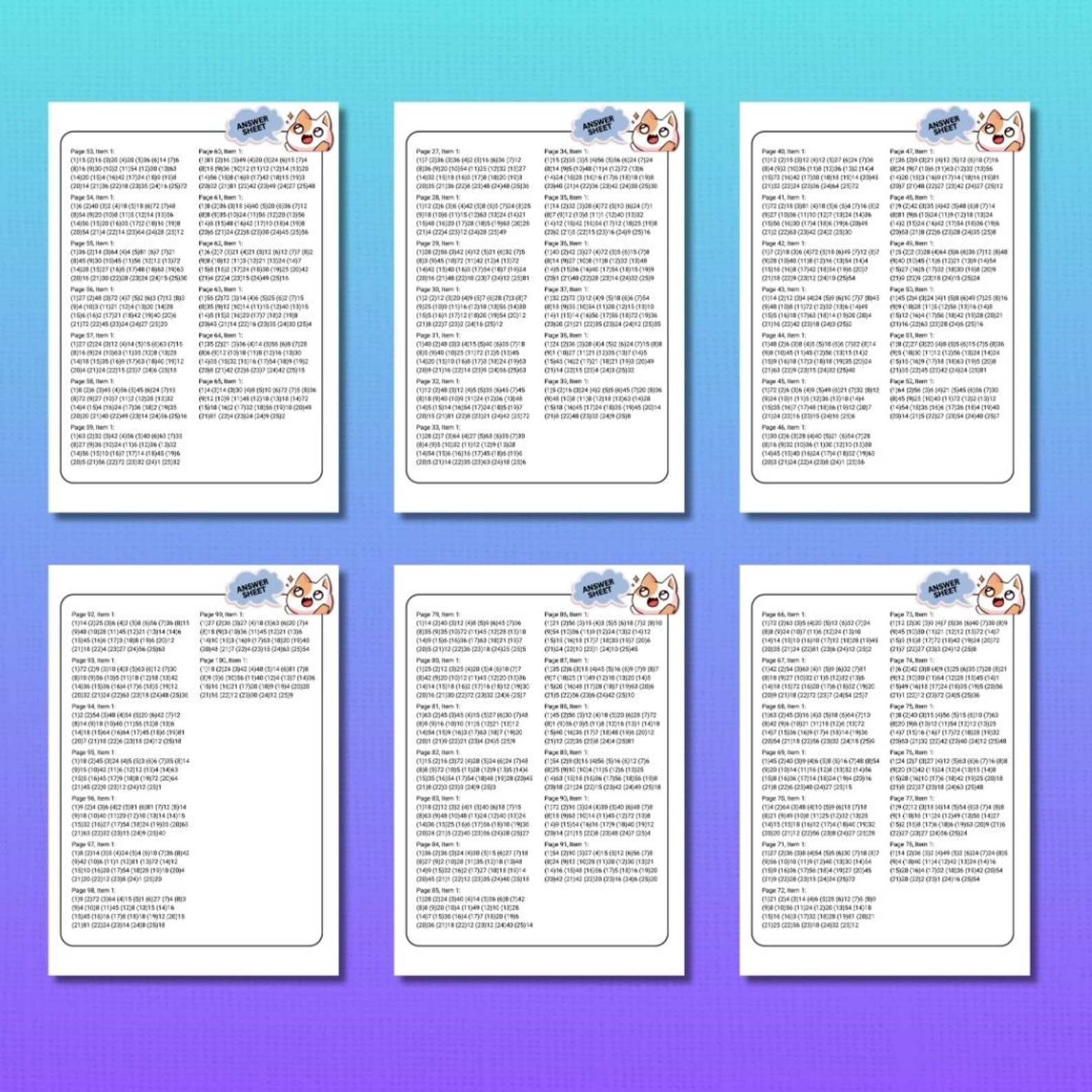 100 Days Math Multiplication Challenge for Kids Age 8 to 10. 100 Sheets ...