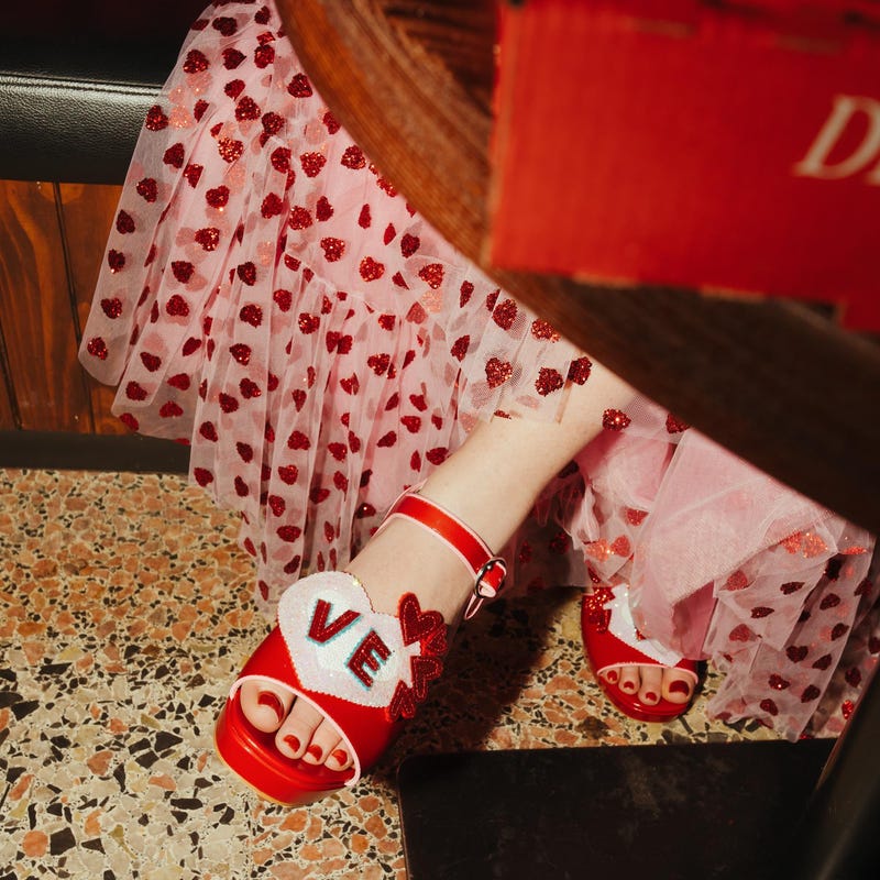 Vintage Shoe Clips Red - Etsy UK