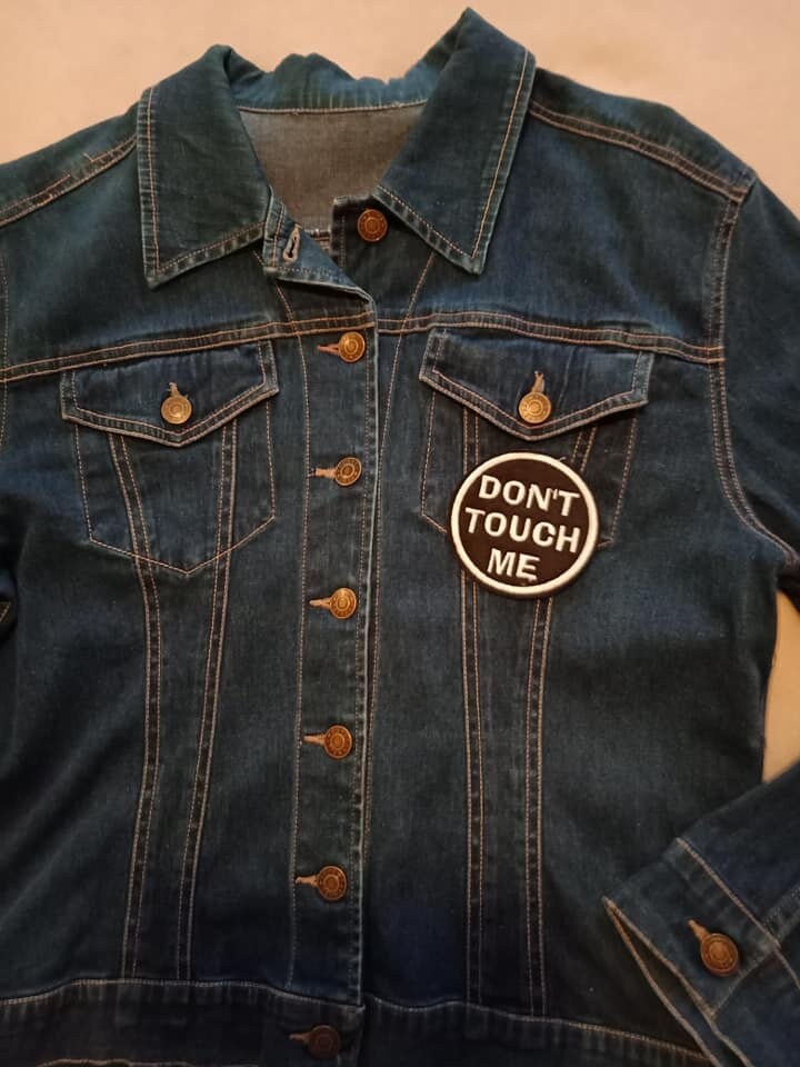 Don't Touch Me Embroidered Iron on Patch - Etsy Australia