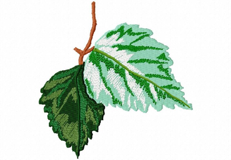 Leaves Machine Embroidery Design...2626 - Etsy