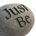 Inspirational Message Stone - Engraved Word Stones Paperweight - Etsy
