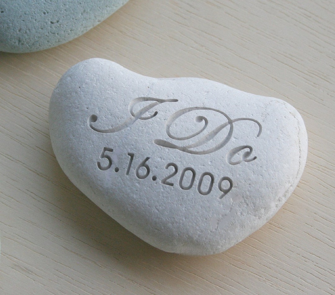 Wedding Stone - I DO Oathing Stone - Wedding Vow, Anniversary, Ceremony ...