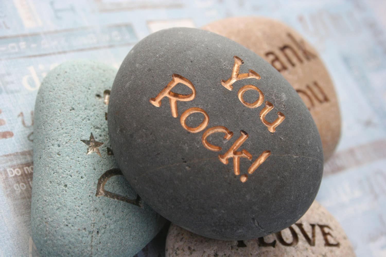 Custom Engraved Gifts - Personalized Your Message Stone by Sjengraving ...