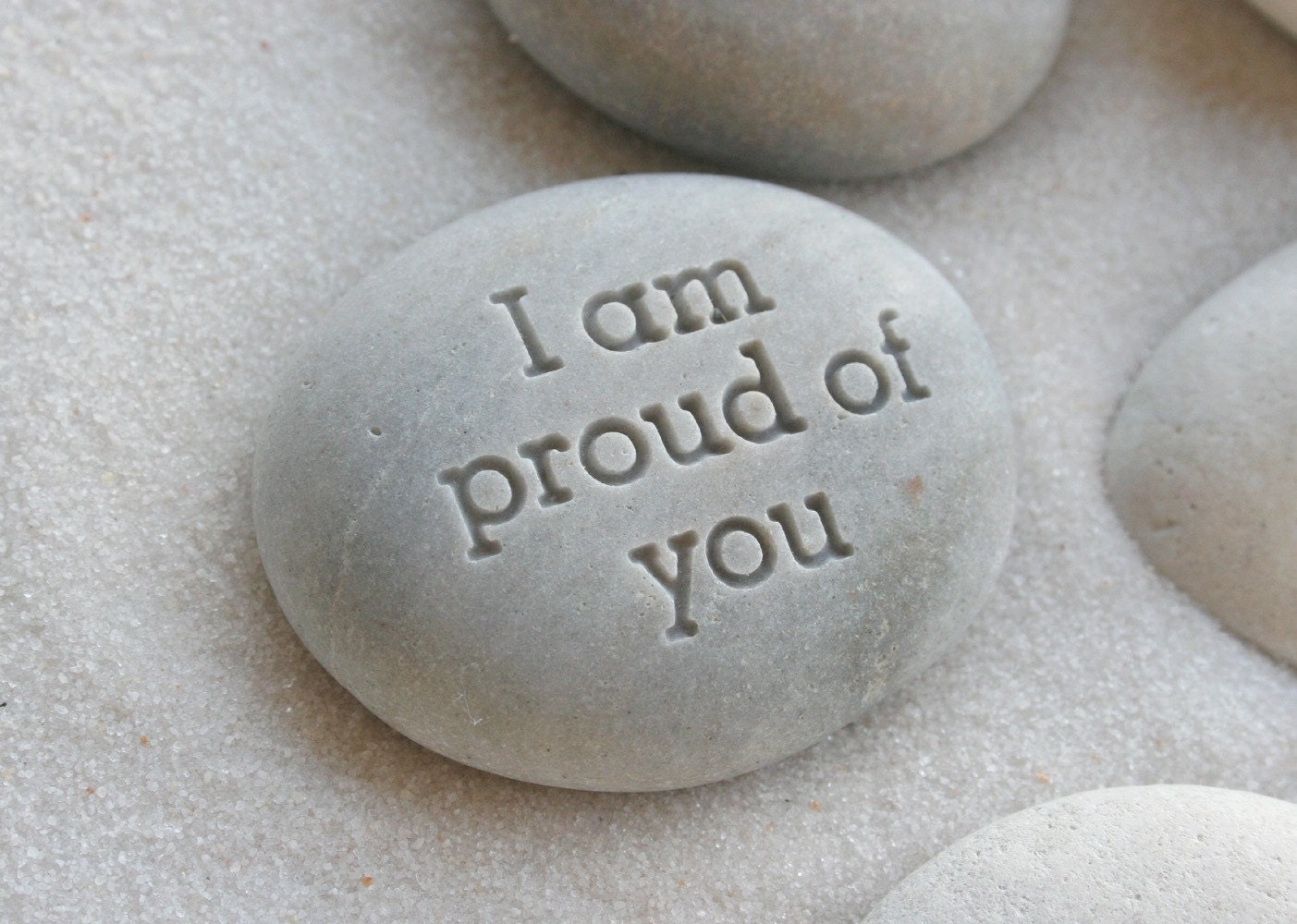 Message Stones - Customized Engraved Gift - Etsy