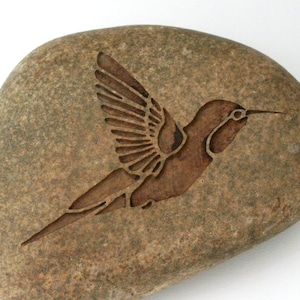 Hummingbird Stone Talisman - Home Decor - Etsy