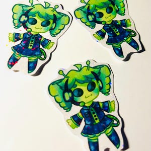 Silly Teto Holographic Stickers | Synthv/utau (2 In.) - Etsy