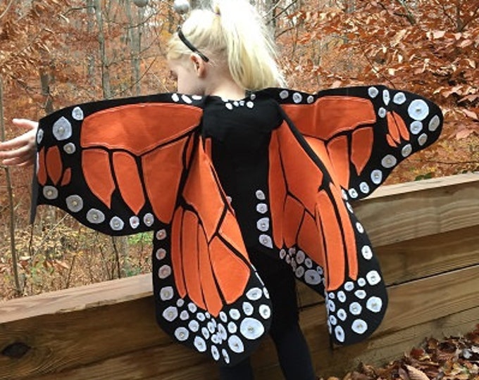 Custom Monarch Butterfly Wings for Claudia in Orange - Etsy