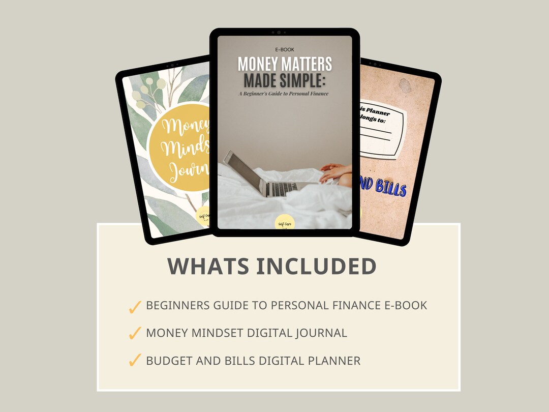 Self-care Personal Finance Bundle - Etsy