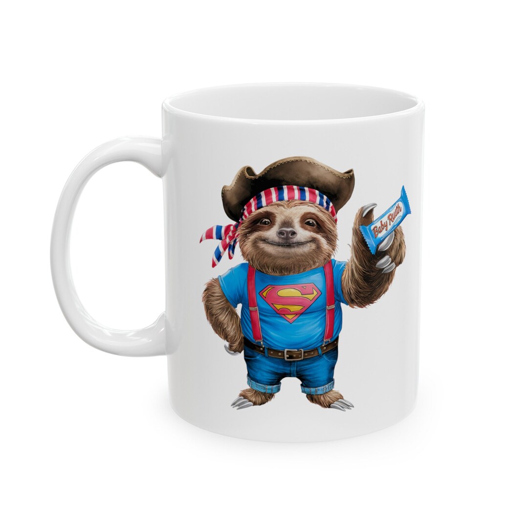 Sloth From the Goonies Inspired Ceramic Mug, 11oz, 15oz - Etsy