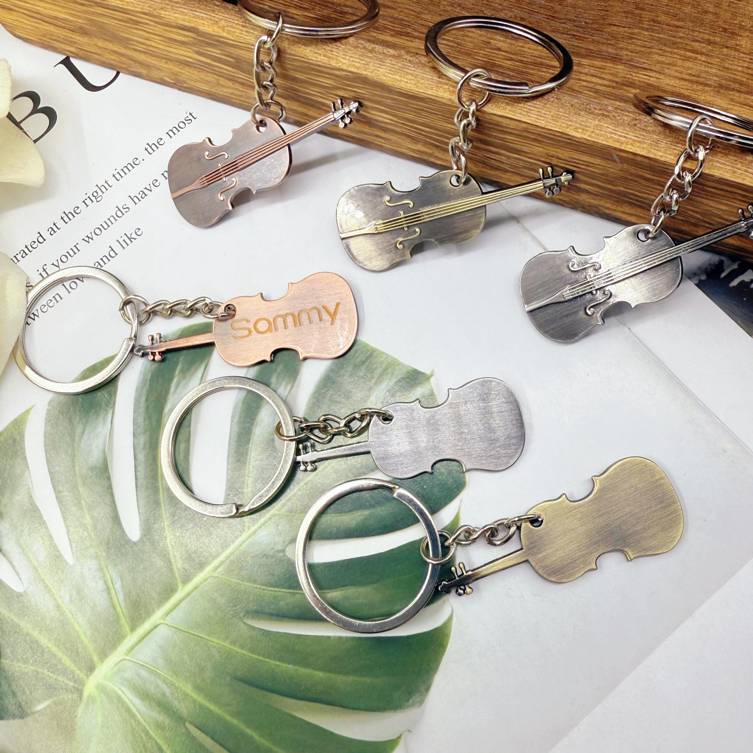 Customized Vintage Violin Keyring,music Keychain,cellist Gift,violinist ...