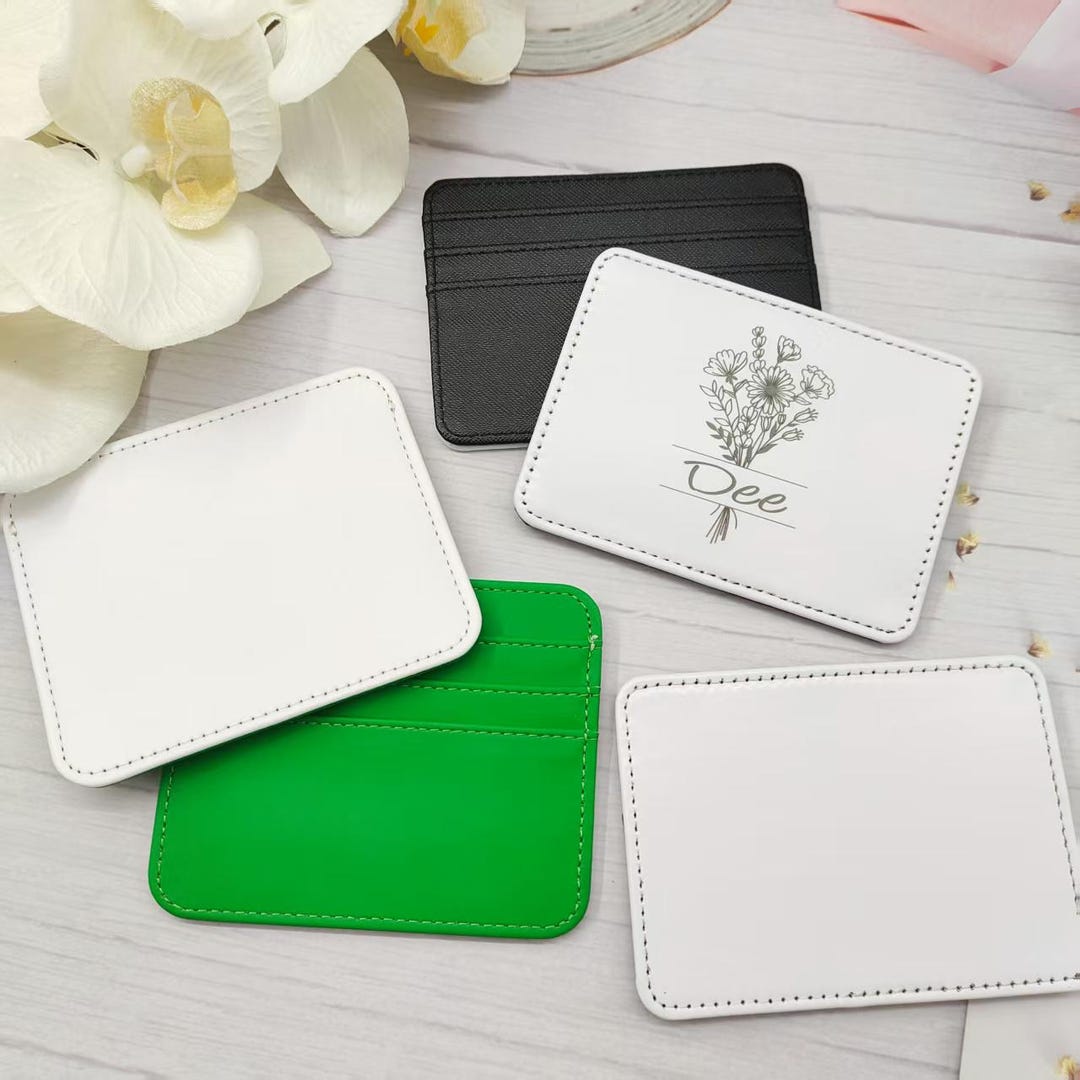 Personalized Leather Bank Card Holder,credit Card Holder,small Card ...