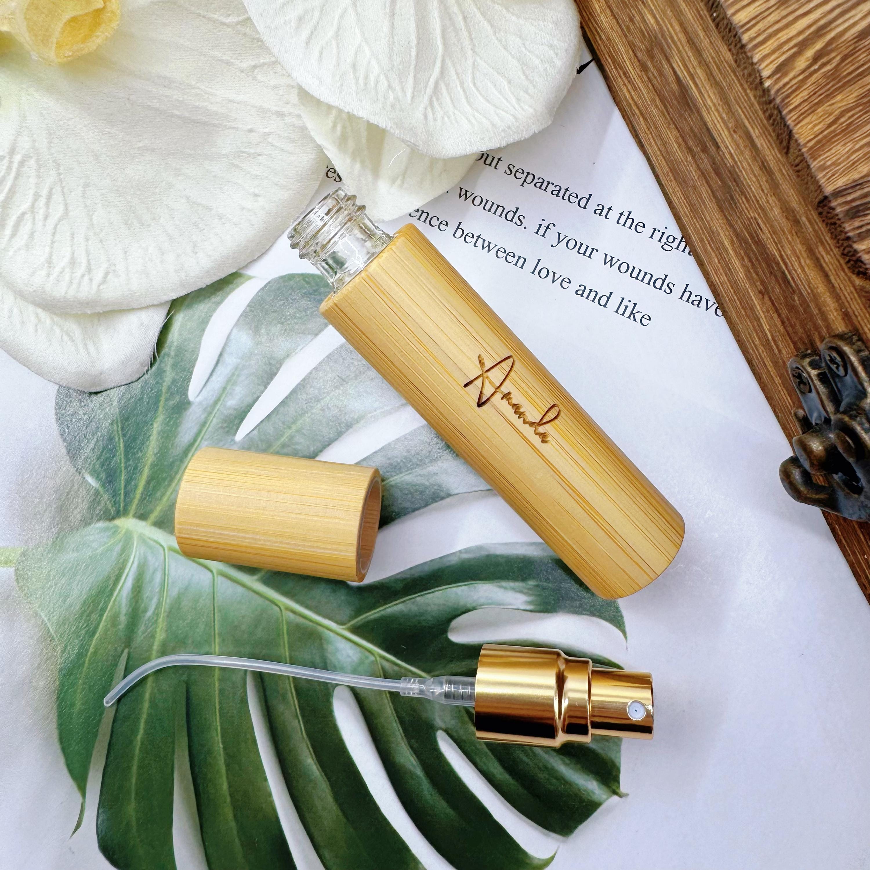 Customize Bamboo Perfume Dispenser Bottle,bridesmaid Gifts,perfume ...