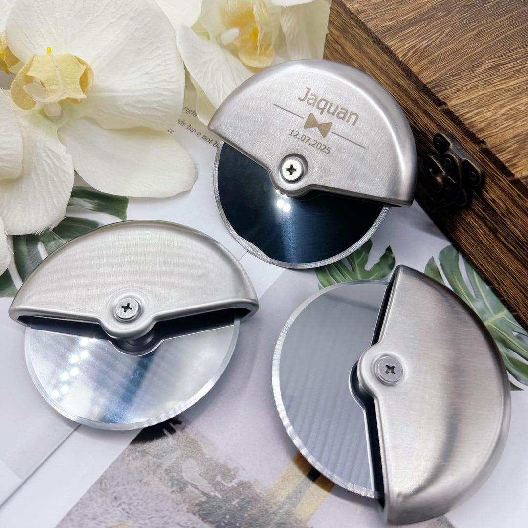 Personalized Metal Pizza Cutter Wheel,pizza Party Favors,gift for Pizza ...