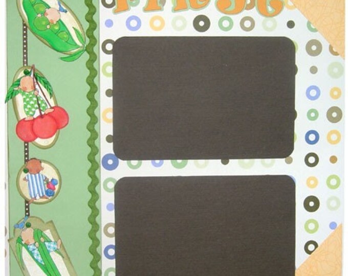 Baby's First Foods Scrapbook Two Page DIY Class Kit - Kitsnbitscraps - Etsy