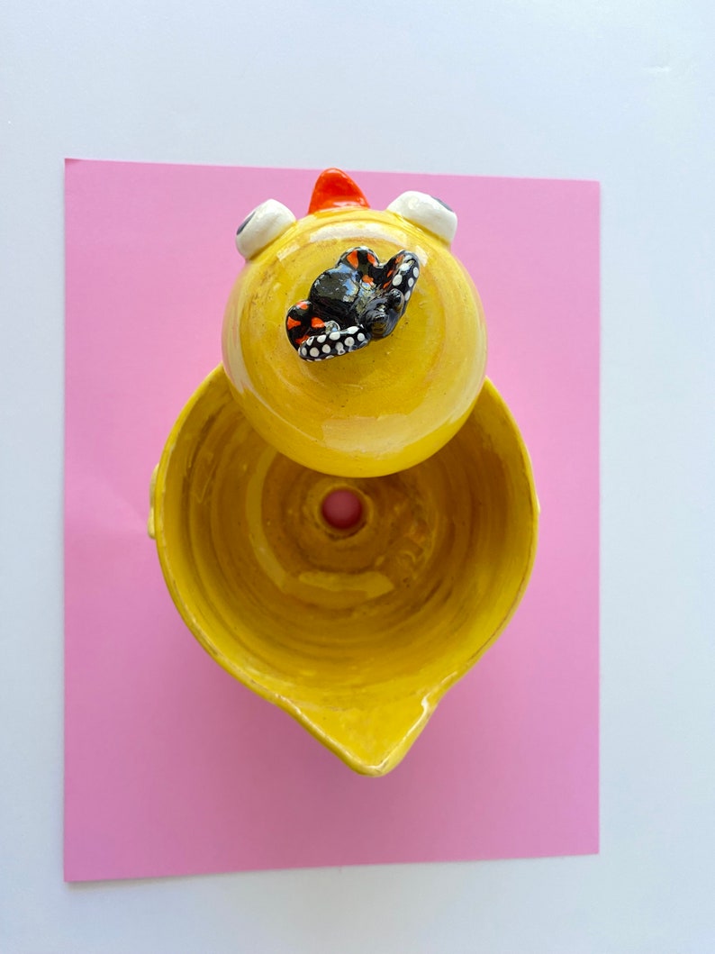 Roger the Rubber Duck Planter Handmade Ceramic Pottery - Etsy