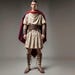 Ancient Roman Gladiator Dress | Cape Shirt & Skirt Men's 3 Pc Costume ...