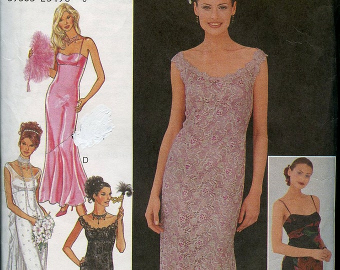 30s Style Wedding Gown Dress Sewing Pattern 4 Different Styles Evening ...