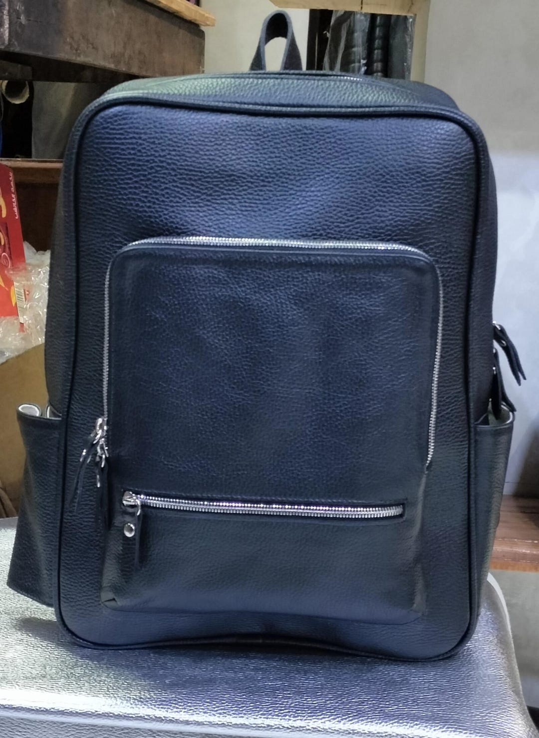 Handmade Leather Backpack, Genuine Leather, Artisan Leather Backpack ...