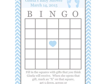 100 Baby Feet Baby Shower Bingo Cards 100 Prefilled Bingo - Etsy