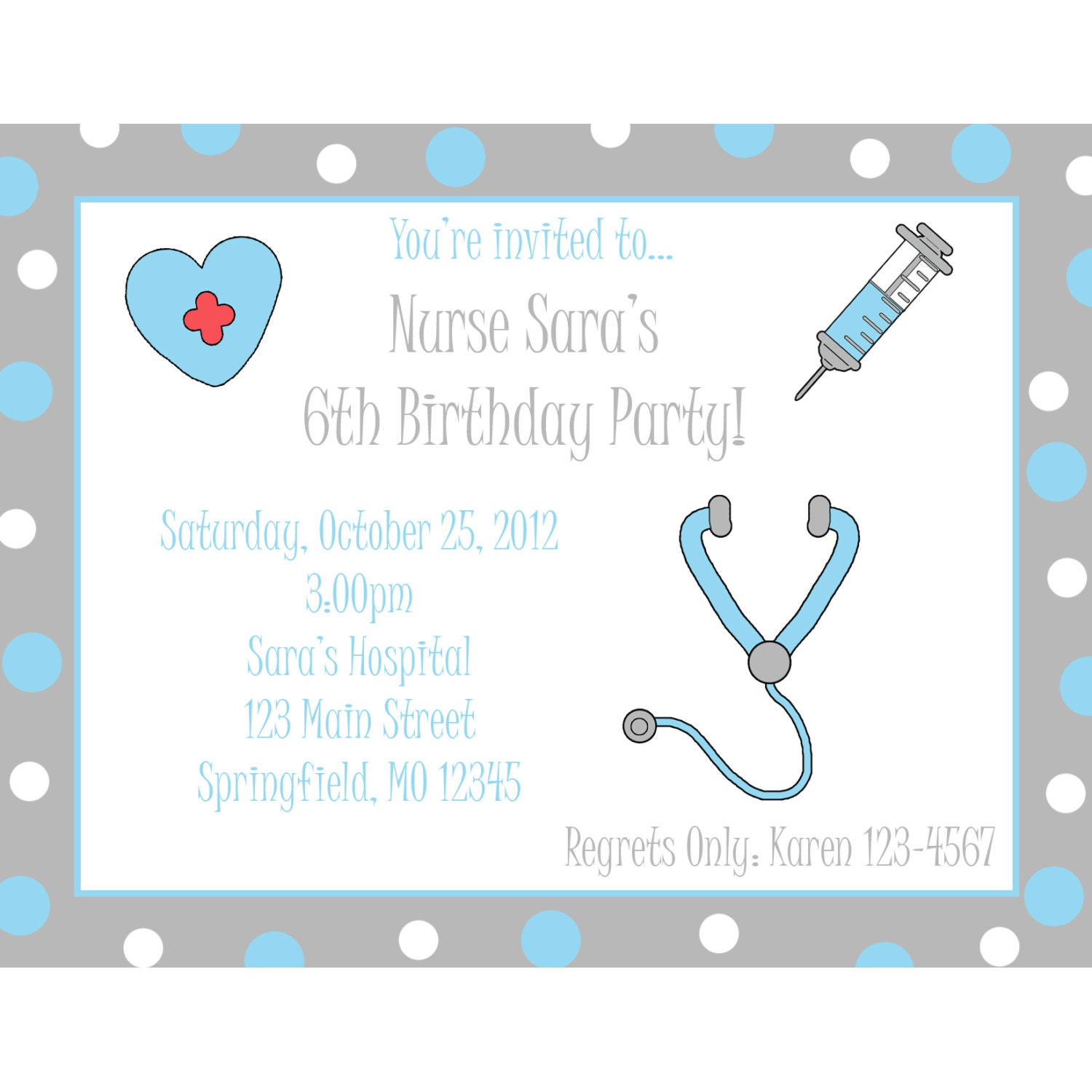 20 Birthday Invitations Nurse Design Nurse Birthday Party - Etsy Australia