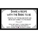 50 Personalized Insert Card CUSTOM Colors Available in All Colors to ...